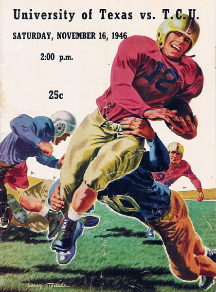 1946 University of Texas vs. T.C.U. Football Program Cover · Stark ...